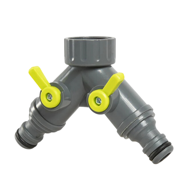 REHAU 2-Wege Kunststoffverteiler | Robuster Wasserverteiler für Garten ...